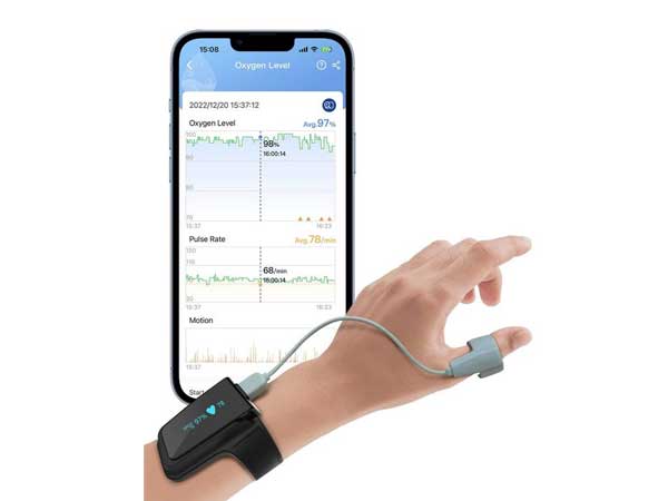 خرید دستگاه پالس اکسیمتر مچی Checkme O2 MAX - با بهترین قیمت 29 مهر 1404